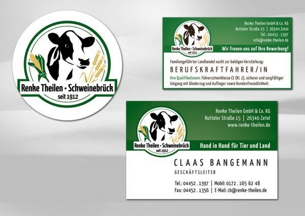 Logo und Design für den Renke Theilen Landhandel